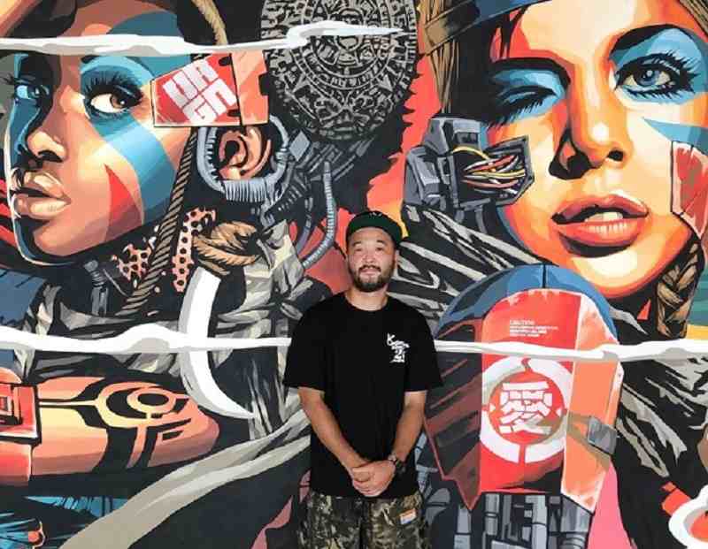 Japanese artist’s towering mural in N.Y. calls for road safety - The ...