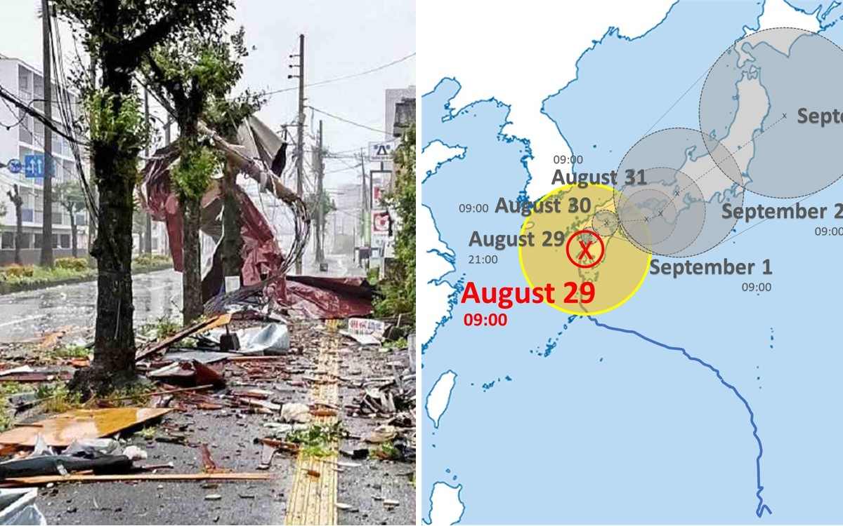 Powerful Typhoon Shanshan Lands on Japan’s Kagoshima Pref., Heavy Rain ...