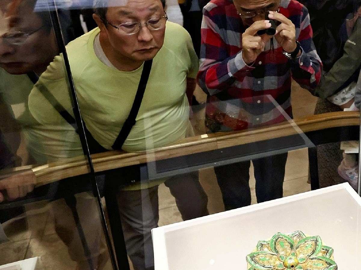 Ancient Japan’s Shoso-In Treasures Exhibited in Nara; Cloisonne Mirror ...