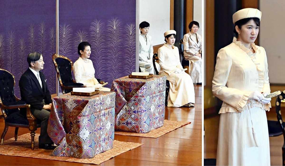 New Year Poetry Ceremony Held at Imperial Palace; Princess Aiko Makes ...