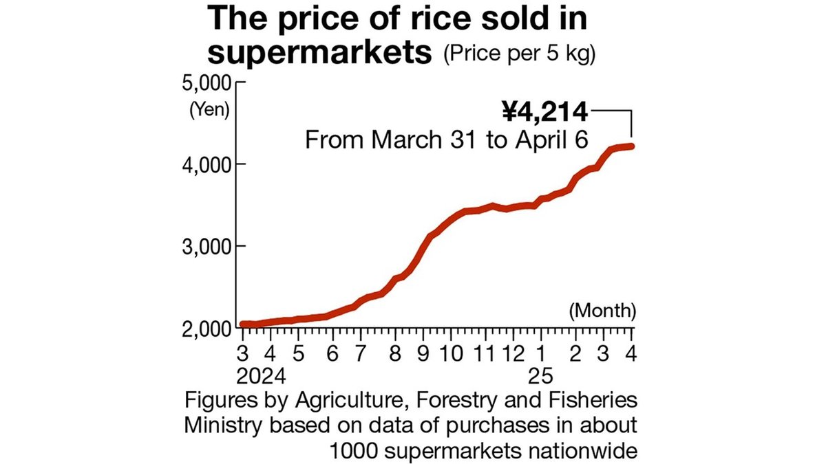 Rice Retail Price Increases for 14 Consecutive Weeks - The Japan News